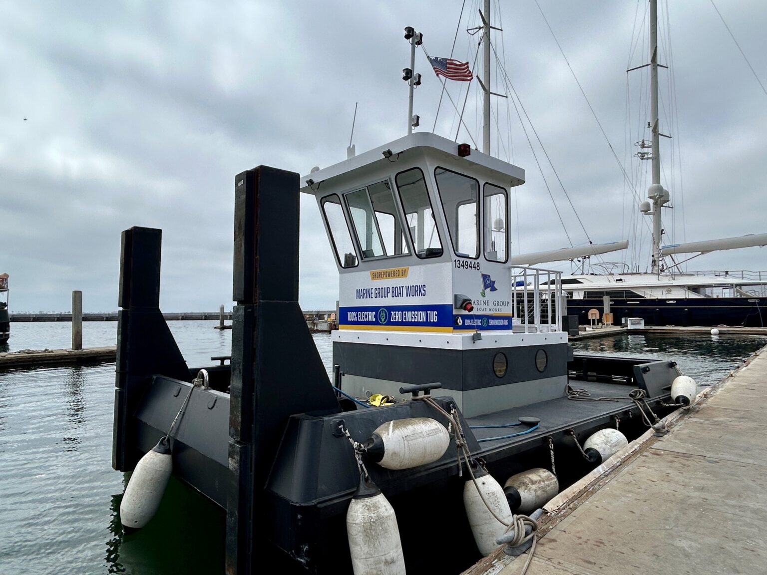 Marine Group Boat Works Electrifies Diesel Yard Tug, First in San Diego